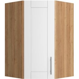 KOCHSTATION Eckh&auml;ngeschrank &raquo;KS-Ahus&laquo; Breite 60 x 60cm braun