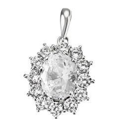 Firetti Damen Kettenanh&auml;nger &raquo;Schmuck Geschenk Silber 925 Halsschmuck Anh&auml;nger Lady D Diana Royal&laquo; () mit Glasstein, Zirkonia (synth.)
