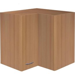 Flex-Well Eckh&auml;ngeschrank &raquo;Nano&laquo; (B x H x T) 60/60 x 54,8 x 32 cm braun Holzwerkstoff