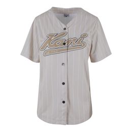 Karl Kani Damen Kurzarmshirt &raquo; Damen KW233-035-1 KK Varsity Pinstripe Baseball Shirt&laquo; 1 tlg. XS
