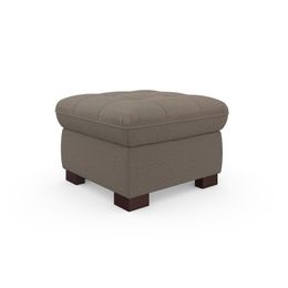 Sit & More sit&more Hocker &raquo;Luxor&laquo; auch erh&auml;ltlich in dem besonders leicht mit Wasser zu reinigen beige Luxus-Microfaser ALTARA NUBUCK (100% Polyester);Soft 