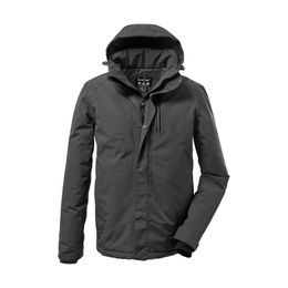 Killtec Herren Outdoorjacke &raquo;KOW 161 MN JCKT&laquo; Wasser- und winddichte Funktionsjacke mit abnehmbarer Kapuze grau XXL