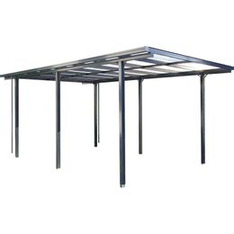 Beckmann Einzelcarport &raquo;CPTG&laquo; Aluminium 270 cm Anthrazit grau