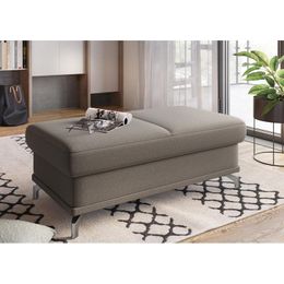 Sit & More sit&more Hocker &raquo;Cabrio, B: 113 cm&laquo; individuell zu kombinieren, Federkern braun 100% Polyester