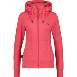 alife and kickin Alife & Kickin Damen Kapuzensweatjacke &raquo;Damen YasminAK A&laquo; rosa XS