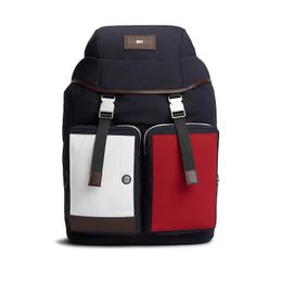 Tommy Hilfiger Damen Rucksack &raquo;TH CASUAL FLAG BACKPACK&laquo; Unisex Travelrucksack, Reiserucksack, mit Bes&auml;tzen in Tommy-Farben B/H/T: 33,5cm x 44,5cm x 