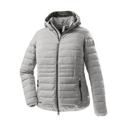 STOY Damen STOY Steppjacke &raquo;STS 17 WMN QLTD JCKT&laquo; atmungsaktive Steppjacke mit abnehm. Kapuze in gro&szlig;en Gr&ouml;&szlig;en grau 46