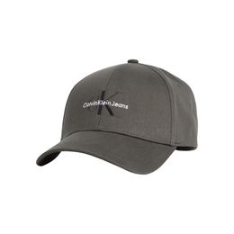 Calvin Klein Jeans Damen Baseball Cap &raquo;MONO LOGO EMBRO CAP&laquo; Logostickerei grau