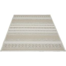 MERINOS L&auml;ufer &raquo;Ottowa 22565&laquo; rechteckig 10 mm H&ouml;he beige Polypropylen