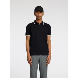 Selected Herren Selected &raquo;SLHSLIM-ATLAS SPORT SS POLO&laquo; Baumwollmischung, slim fit schwarz XXL