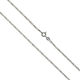 Vivance Damen Collierkettchen &raquo;925/- Sterling Silber Figarokette&laquo; wei&szlig;