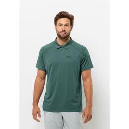 Jack Wolfskin Herren Poloshirt &raquo;PRELIGHT CHILL POLO M&laquo; gr&uuml;n S (48)