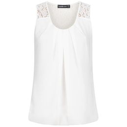 Cloud 5ive Damen CLOUD 5IVE Klassische Bluse &raquo;CLOUD 5IVE Damen Cloud5ive Damen Chiffon Top mit Spitzendetails&laquo; S