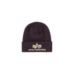 Alpha Industries Herren Skim&uuml;tze &raquo;3D Beanie&laquo; lila