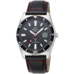 MASTER TIME Herren MASTER TIME Funkuhr &raquo;Super Power Sporty&laquo; Armbanduhr, Quarzuhr, Herrenuhr, Datum, Leuchtzeiger schwarz