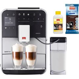 Melitta Kaffeevollautomat &raquo;Barista T Smart F 83/0-102, schwarz&laquo; 4 Benutzerprofile& 18 Kaffeerezepte, nach italienischem Originalrezept silber 