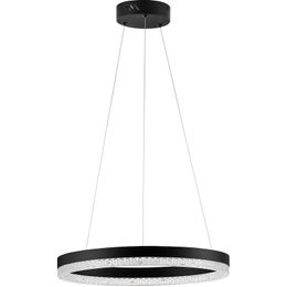 NOVA LUCE LED-H&auml;ngeleuchte &raquo;ADRIA&laquo; LED-Modul 1 Stk. Warmwei&szlig; schwarz