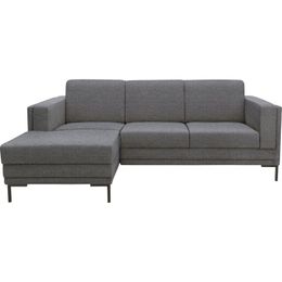 LOOKS by Wolfgang Joop Ecksofa &raquo;LOOKS VII L-Form&laquo; klare Linien, edles Design grau 100% Polyester