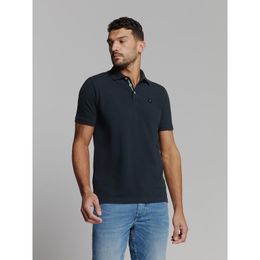 NO EXCESS Herren NO EXCESS Poloshirt &raquo; Poloshirt Polo Pique Garment Dyed&laquo; blau S
