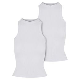 Urban Classics Damen Urban Classics Tanktop &raquo; Ladies Racer Back Rib Top 2-Pack&laquo; XS