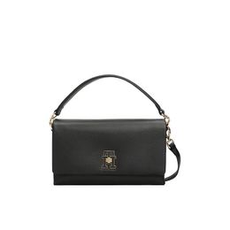 Tommy Hilfiger Damen Umh&auml;ngetasche &raquo;TH MODERN CONV CROSSOVER&laquo;, Schultertasche, Minibag mit edlem TH-Logoemblem schwarz
