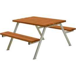 Plus Garten-Essgruppe &raquo;Alpha Kombim&ouml;bel&laquo; 1 Stk. tlg. 118x161x73/45 cm braun FSC -zertifizierter Holzwerkstoff, Stahl