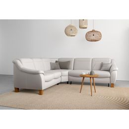 Home Affaire Ecksofa &raquo;Caldera L-Form&laquo; Federkern, wahlweise mit Kopfteilverstellung, Bettfunktion, Bettkasten silber 98% Polyester 2% Polyamid