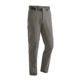 Maier Sports Herren Funktionshose &raquo;Torid slim zip&laquo; Herren Wanderhose, zipp-off Outdoor-Hose, 4 Taschen, Slim Fit braun 98, Langgr&ouml;&szlig;en
