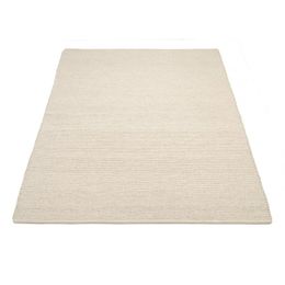 OCI DIE TEPPICHMARKE Teppich &raquo;FAVORIT&laquo; rechteckig 12 mm H&ouml;he Handweb-Teppich aus Indien, handgewebt, hochwertig verarbeitet beige Wolle
