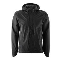 Gonso Herren Fahrradjacke &raquo;SAVE JACKET ESSENTIAL M&laquo; Herren Regenjacke wind- und wasserdicht, Radjacke mit Kapuze schwarz 3XL