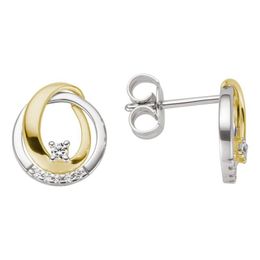 Firetti Damen Paar Ohrstecker &raquo;Schmuck Geschenk Gold 375 Ohrschmuck Ohrringe Fantasie&laquo; mit Brillanten gold