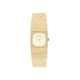 Calvin Klein Damen Quarzuhr &raquo;SOPHISTICATED SQUARE&laquo; Armbanduhr, Damenuhr, Edelstahlarmband, analog