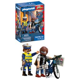 Playmobil Konstruktions-Spielset &raquo;Fahrradraub (72076), City Action&laquo; Made in Europe Konstruktions-Spielset