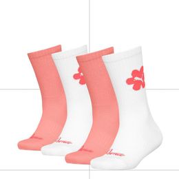 Puma Herren Puma Kurzsocken 4er Pack, mit frischer Farbgebung pink 27-30