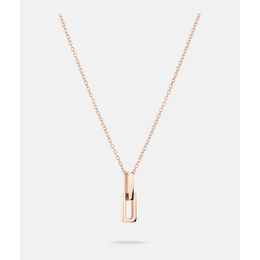 Liebeskind Berlin Damen Kette mit Anh&auml;nger &raquo;Schmuck Geschenk Edelstahl Halskette Festive Mini Link&laquo; rosa