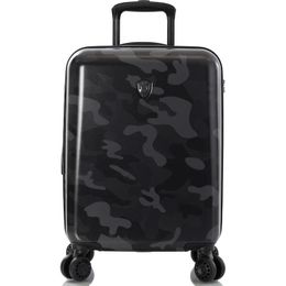 Heys Herren Hartschalen-Trolley &raquo;Black Camo, 53 cm&laquo; 40 l 4 Rollen x Joachim Llambi Hartschalen-Koffer Volumenerweiterung schwarz-wei&szlig;