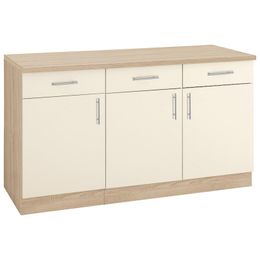 Wiho-K&uuml;chen wiho K&uuml;chen Unterschrank &raquo;Kiel&laquo; 150 cm breit beige