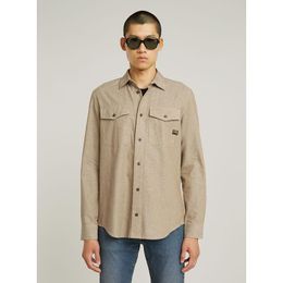 G-Star Raw G-Star Herren G-STAR Langarmshirt &raquo;Marine Slim Hemd&laquo; L