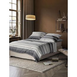 Irisette Bettw&auml;sche &raquo;Wave-J 8651&laquo; 2 Stk. anschmiegsam und atmungsaktiv, Ganzjahresqualit&auml;t Mako-Satin, Obermaterial: 100% Baumwolle