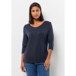 Jack Wolfskin Damen 3/4-Arm-Shirt &raquo;MOLA 3/4 T W&laquo; blau L (42/44)