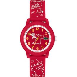 Lacoste Jungen &raquo;Lacoste.12.12 KIDS&laquo; Armbanduhr, Kinderuhr, M&auml;dchen, Jungen, ideal auch als Geschenk rot