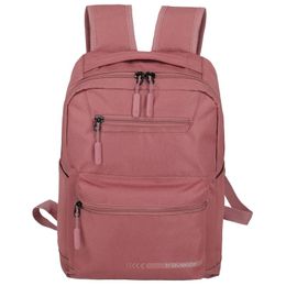 Travelite Damen Travelite &raquo;KICK OFF Rucksack M&laquo; Arbeitsrucksack Schulrucksack Freizeitrucksack mit 13-Zoll Laptopfach rosa B/H/T: 31cm x 40cm x 14cm