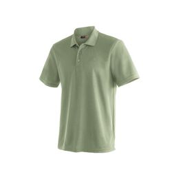 Maier Sports Damen Funktionsshirt &raquo;Ulrich&laquo; Herren Poloshirt, kurzarm Freizeit-Shirt mit Hemdkragen, Reg. Fit gr&uuml;n M