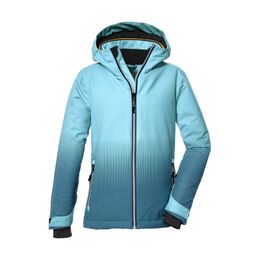 Killtec Kinder Skijacke &raquo;KSW 183 GRLS SKI JCKT&laquo; Wasser- und winddichte Kinder-Winterjacke mit Fleece und Schneefang blau 116