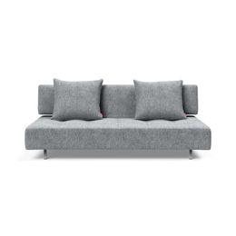 INNOVATION LIVING Schlafsofa &raquo;Longhorn, G&auml;stebett, Couch, Tagesliege, Bettsofa,&laquo; Schlaf-, Relax-, oder Sitzposition, Liegefl&auml;che 140x200 cm grau