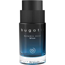 Bugatti Herren Bugatti Eau de Toilette &raquo;Dynamic Move Blue EdT 100ml&laquo; Zitrischer Herrenduft mit Muskatnuss, aquatischer Note und Amber. blau