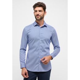 Eterna Herren &raquo;SUPER SLIM&laquo; NON IRON (b&uuml;gelfrei) blau 43, Normalgr&ouml;&szlig;en