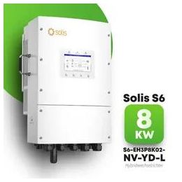 Solis S6-EH3P8K02-NV-YD-L Hybridwechselrichter &ndash; 8 kW - Dreiphasig - Niedervolt