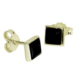 OSTSEE-SCHMUCK Damen OSTSEE-SCHMUCK Paar Ohrstecker &raquo; Ohrstecker Classic 6x6 mm&laquo; gelb