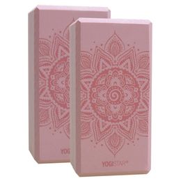 YOGISTAR.COM Yoga Block 'Art Collection' male Pink size One Size